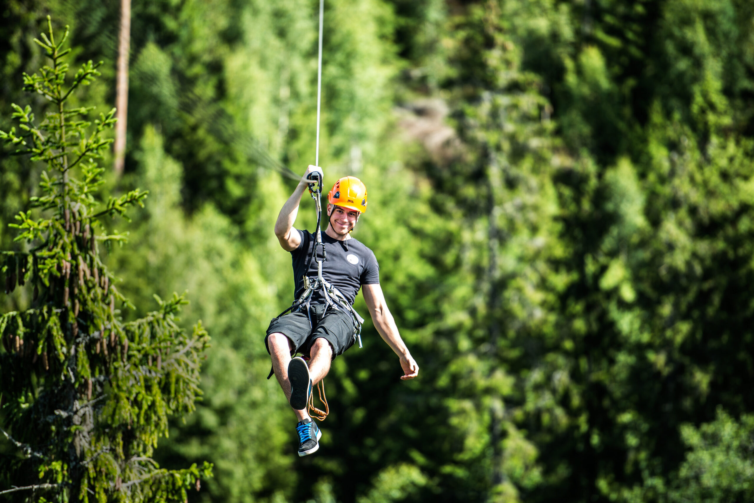 Little Rock Lake Zipline | Visit Småland